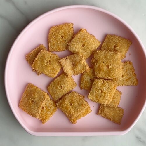 2 Ingredient Cheese Crackers - Real Little Meals