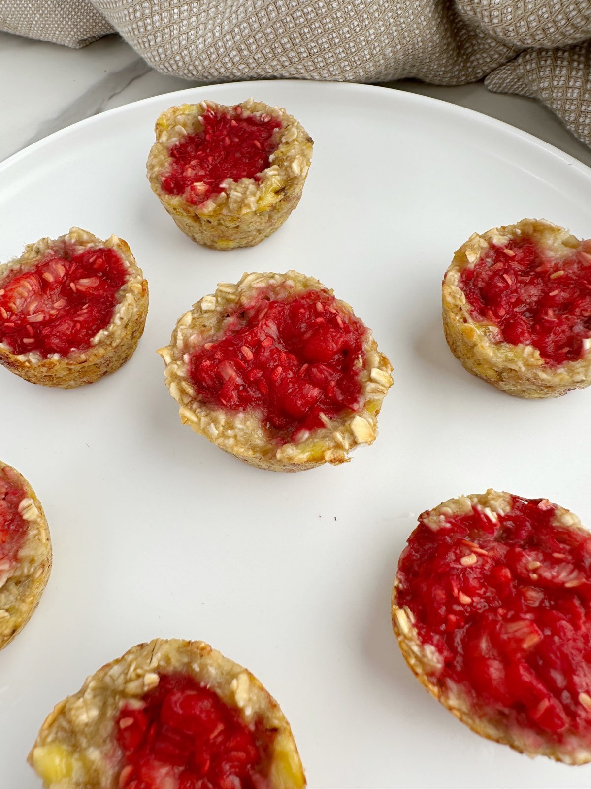 Raspberry Oat Bites - Real Little Meals