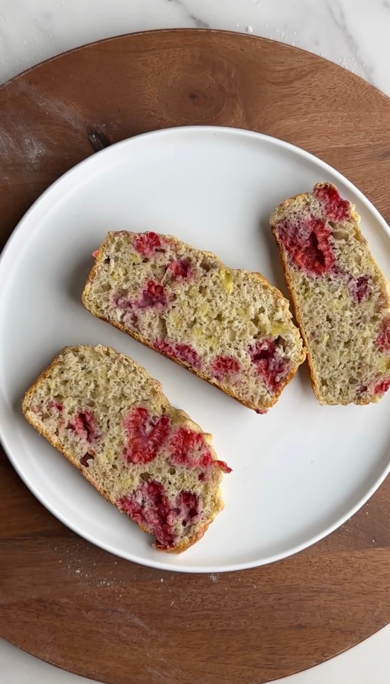 Raspberry Banana Bread - Real Little Meals