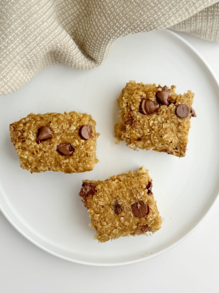 4 Ingredient Banana Bars - Real Little Meals