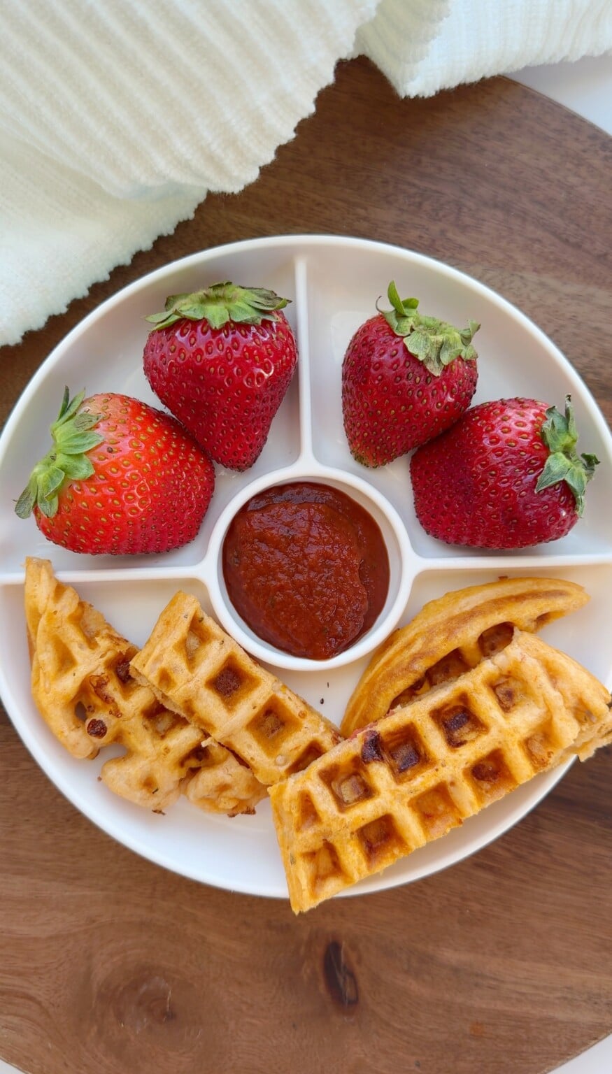 Pizza Waffles - Real Little Meals
