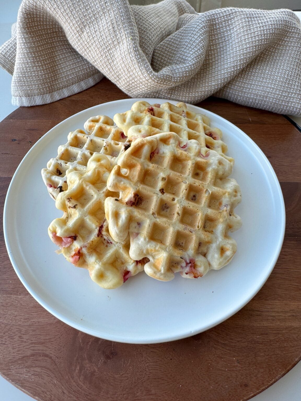 Strawberry Waffles - Real Little Meals