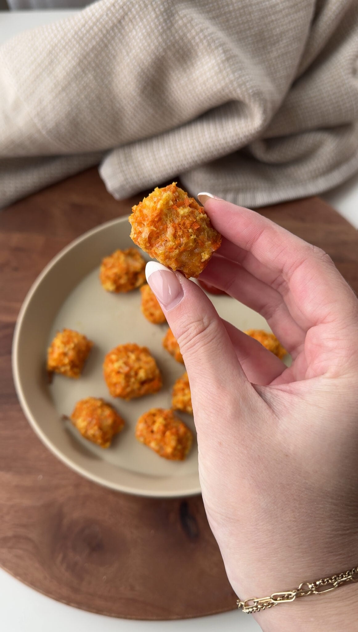 Cheesy Carrot Tots - Real Little Meals