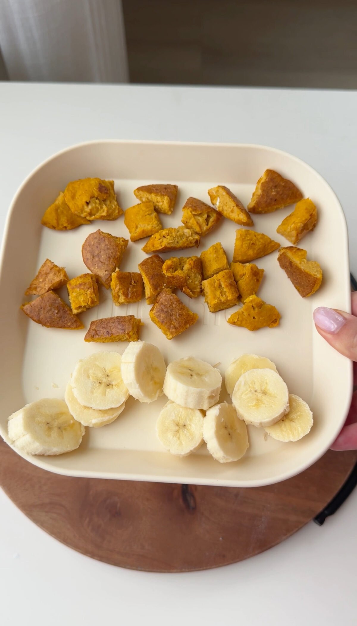 BLW Pumpkin Pancakes - Real Little Meals