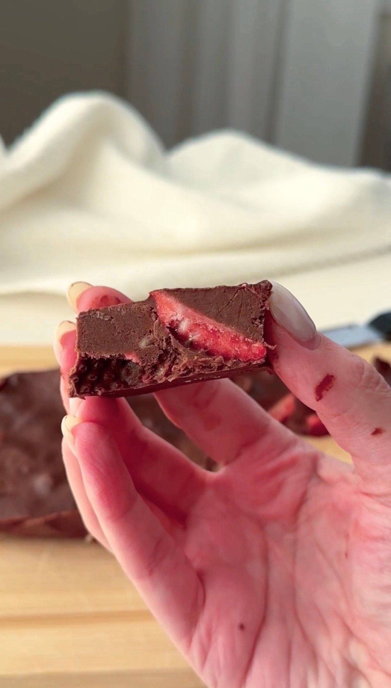 Chocolate Berry Fudge - Real Little Meals